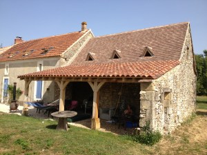 Barn conversion and veranda | Oak Timber Framing & Carpentry in France
