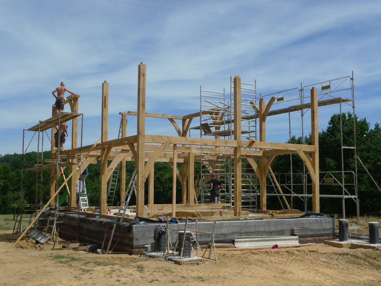 House Frames | Oak Timber Framing & Carpentry in France